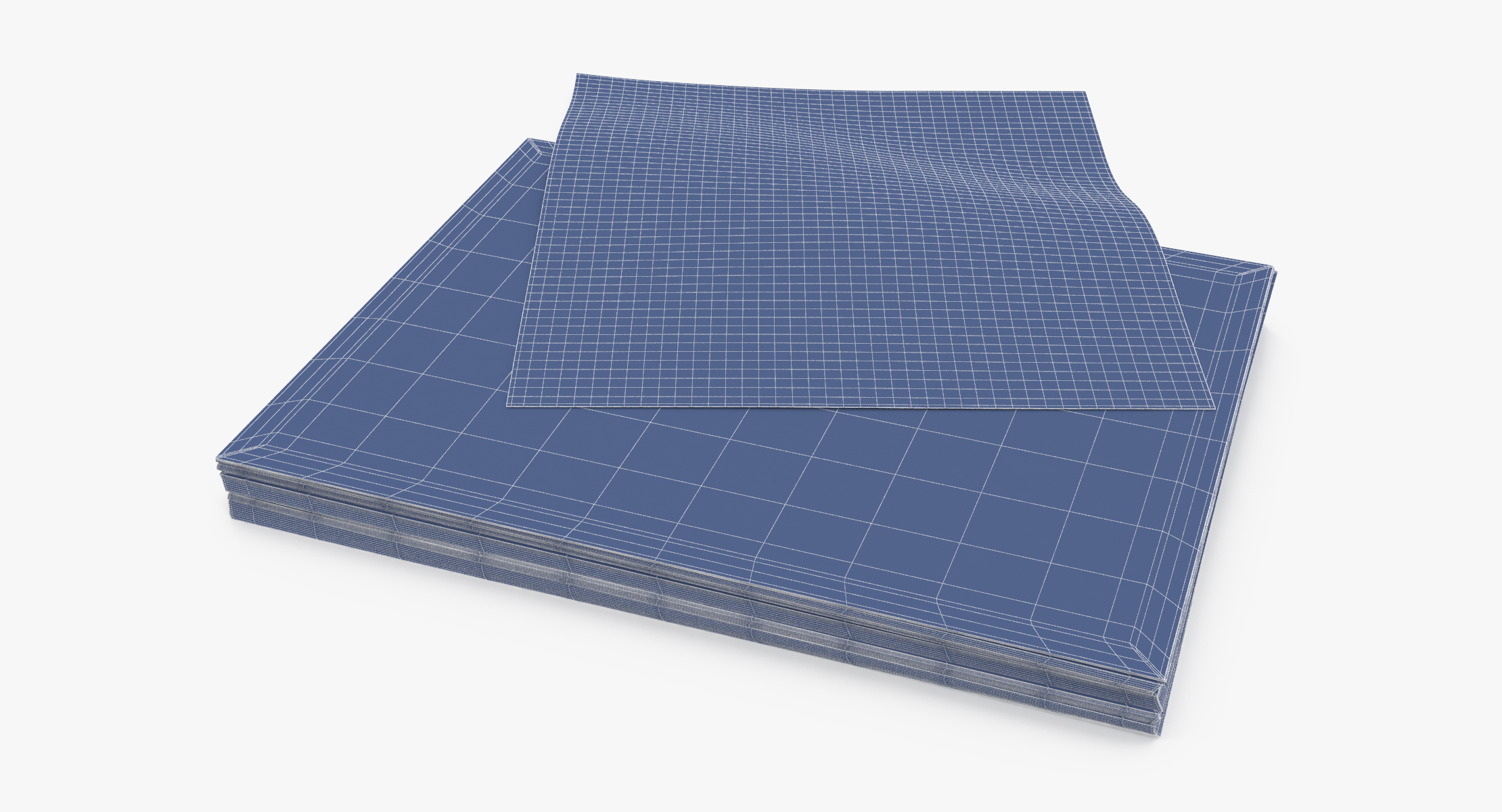 Small stack paper sheets 3D model - TurboSquid 1206503