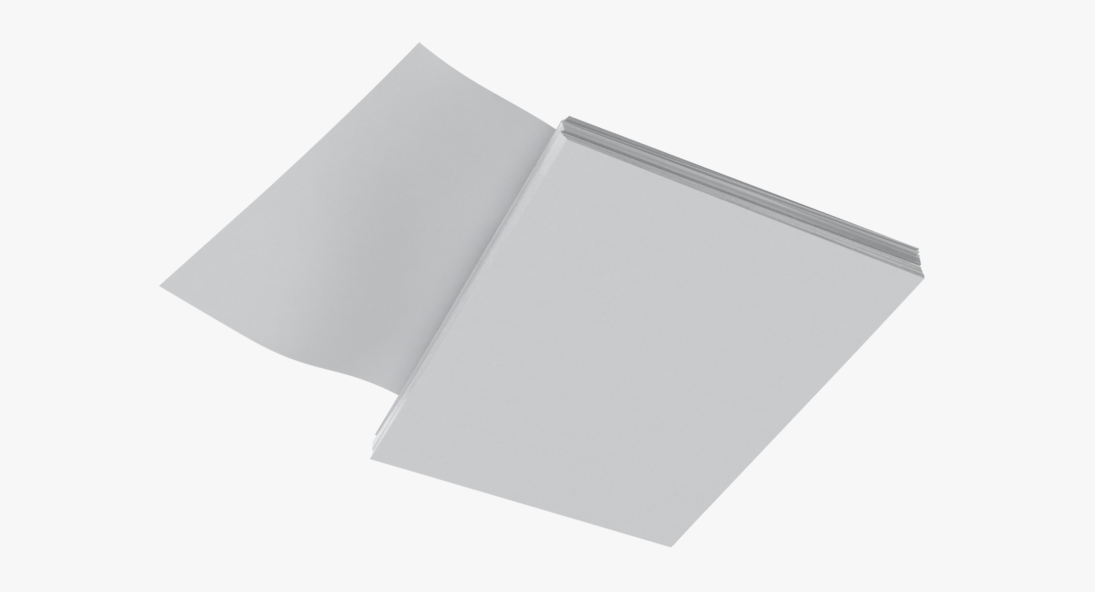 Small stack paper sheets 3D model - TurboSquid 1206503