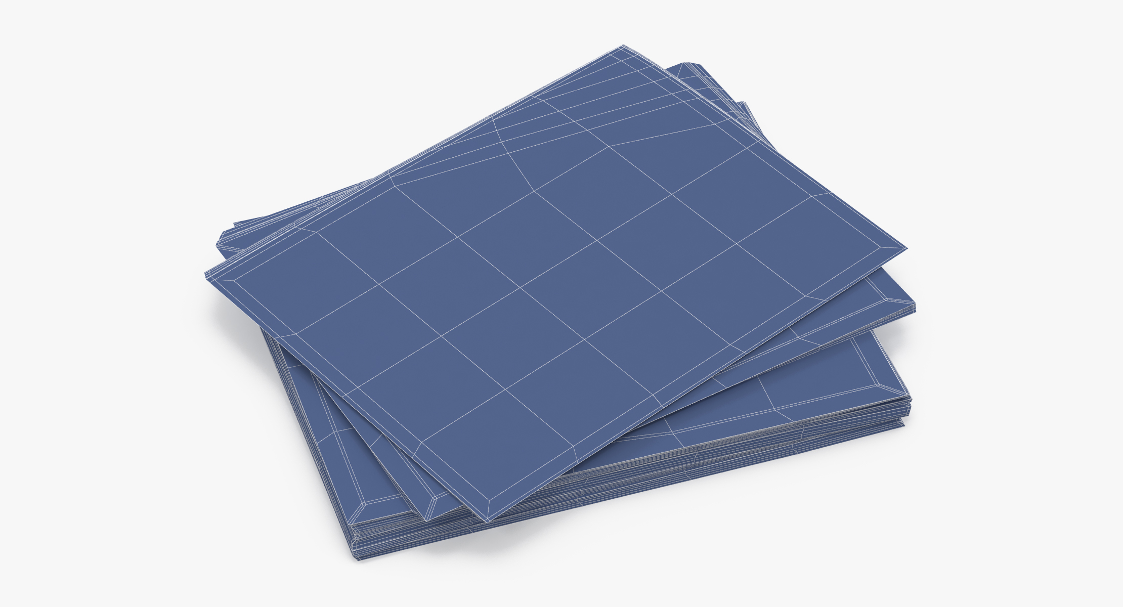 3D small stack paper sheets - TurboSquid 1206505