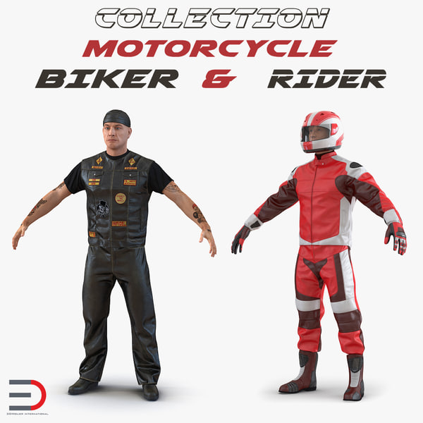 Collection Biker 3D Models for Download | TurboSquid