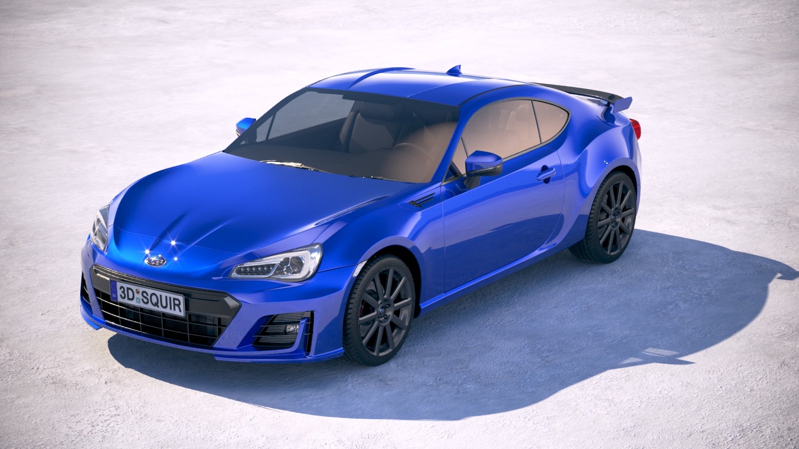 Subaru brz 2018 3D model - TurboSquid 1206595