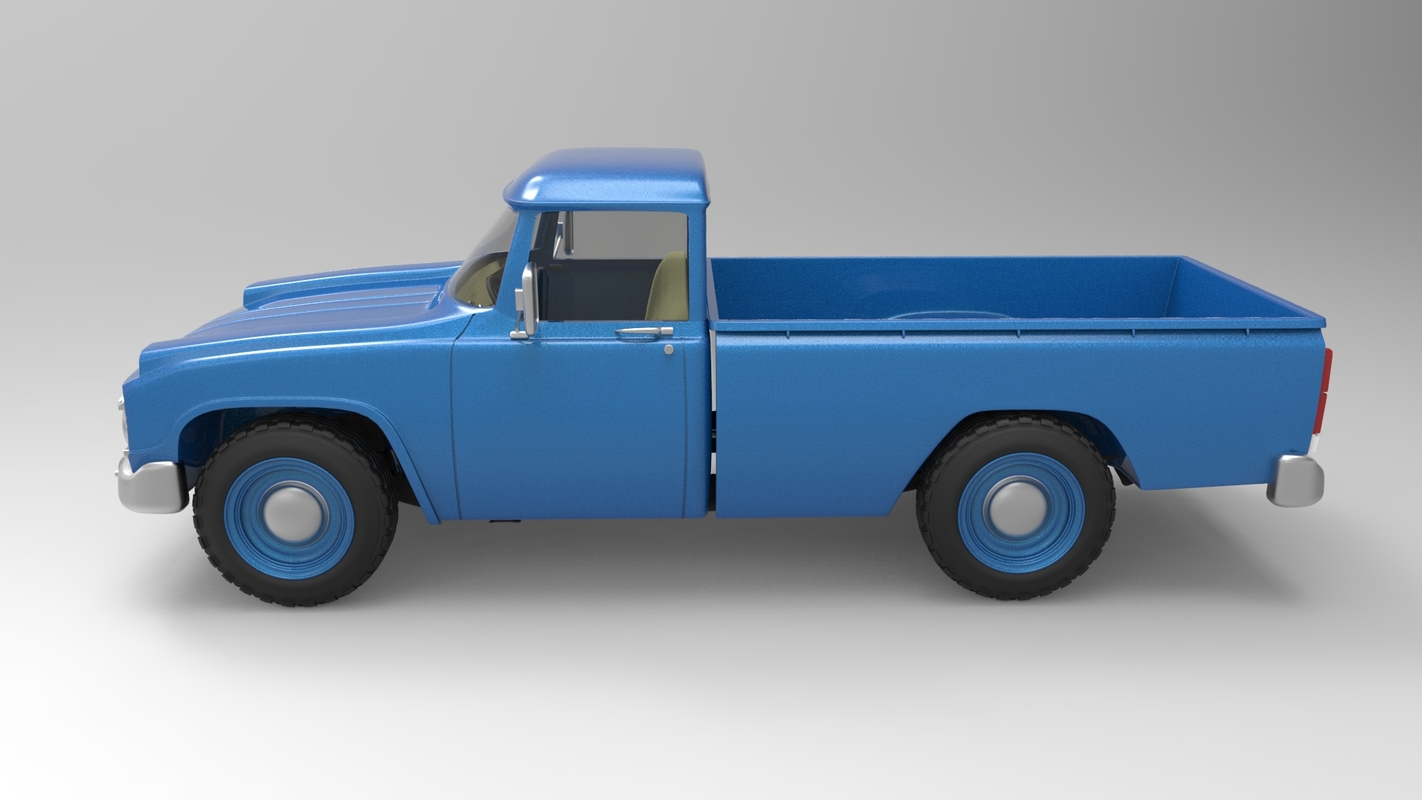 Toyota old truck 3D model - TurboSquid 1206662
