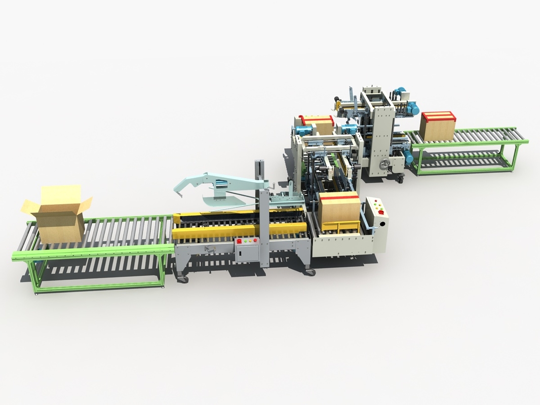 Automatic packing line 3D - TurboSquid 1206734