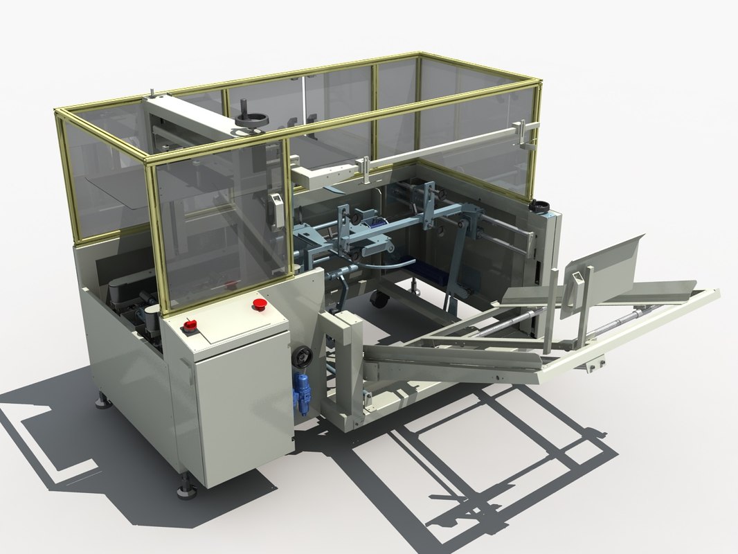 3D automatic unpacking machine - TurboSquid 1206736