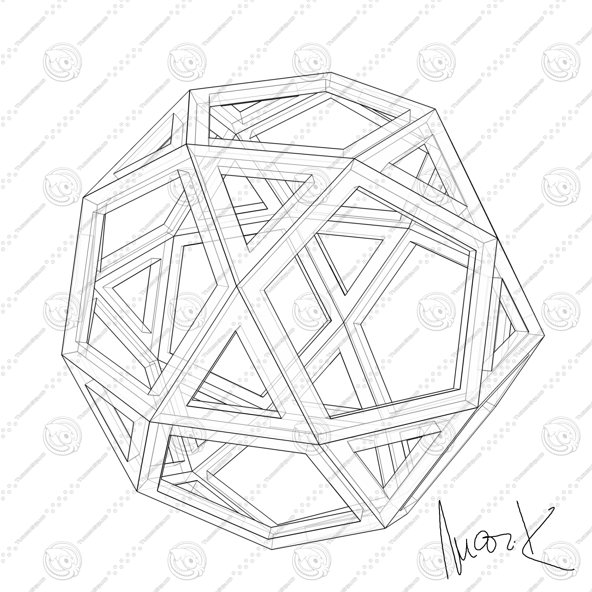 Sphere leonardo da 3D model - TurboSquid 1206752