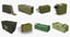 3D military ammunition boxes model - TurboSquid 1206756