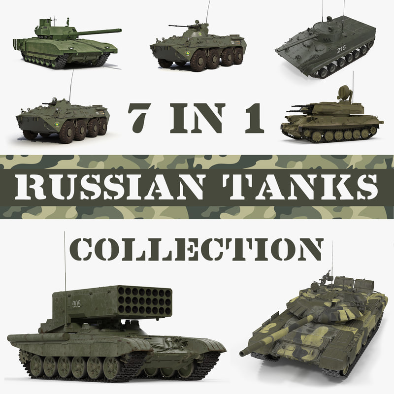 Russian tanks model - TurboSquid 1206757