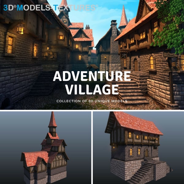 Village 3D Models for Download | TurboSquid