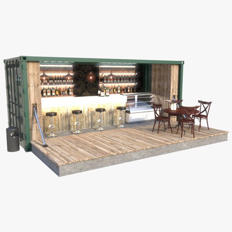 Container 3D model - TurboSquid 1206909