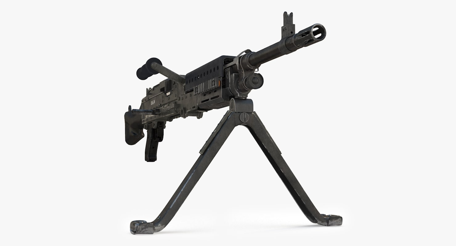 M240b machine gun 3D - TurboSquid 1207009