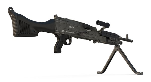 modelo 3d Ametralladora m240b - TurboSquid 1207009