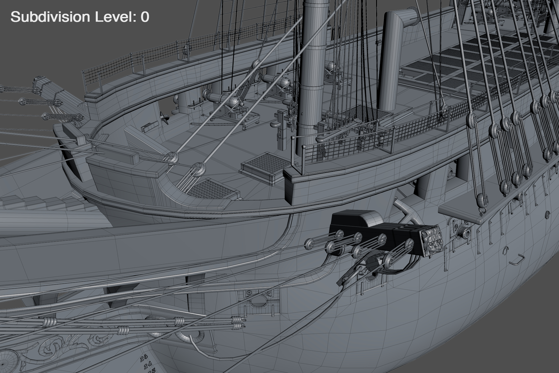 Uss constitution 3D model - TurboSquid 1207107