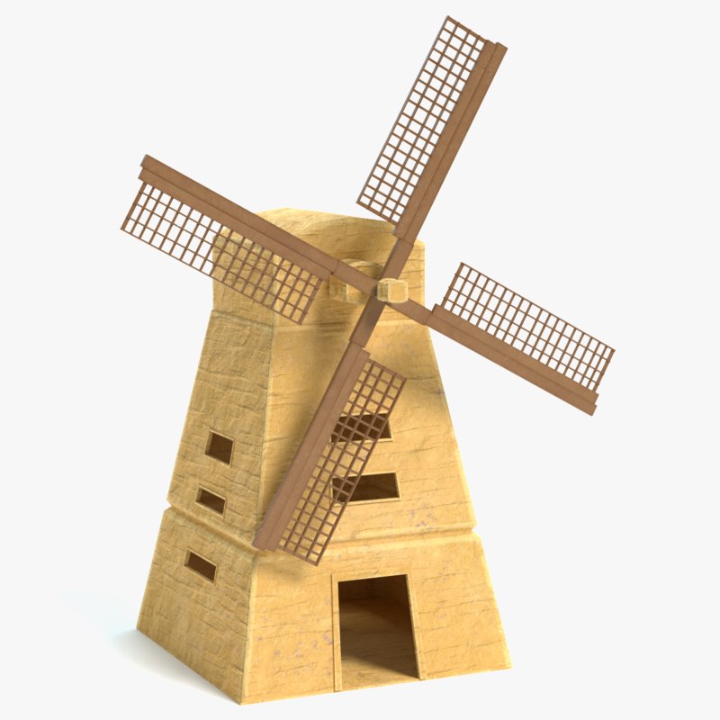 Egyptian windmill 3D model - TurboSquid 1207131