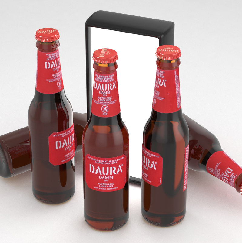 啤酒瓶Daura Damm 330ml3D模型 - TurboSquid 1207135