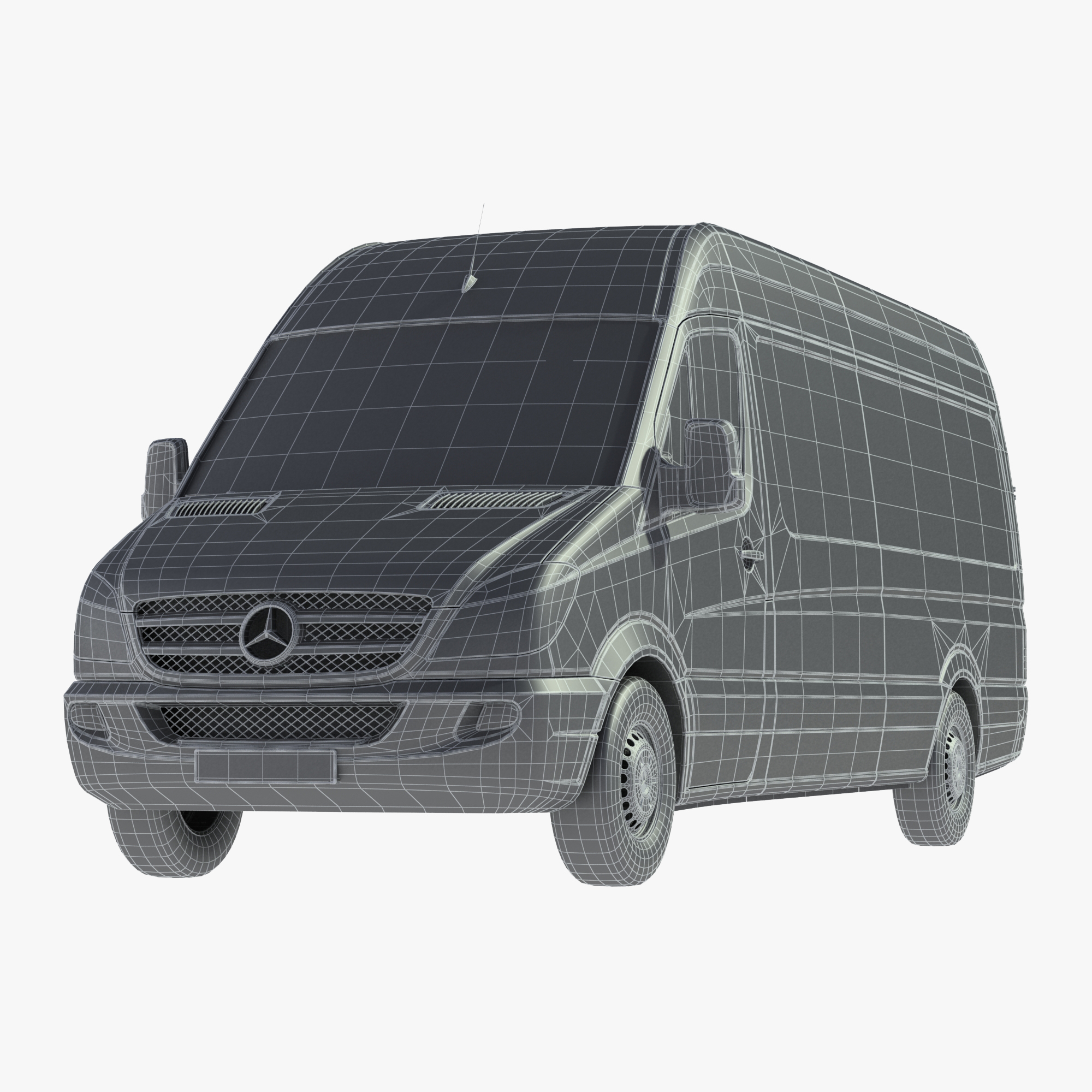Sprinter van 3D model - TurboSquid 1207244