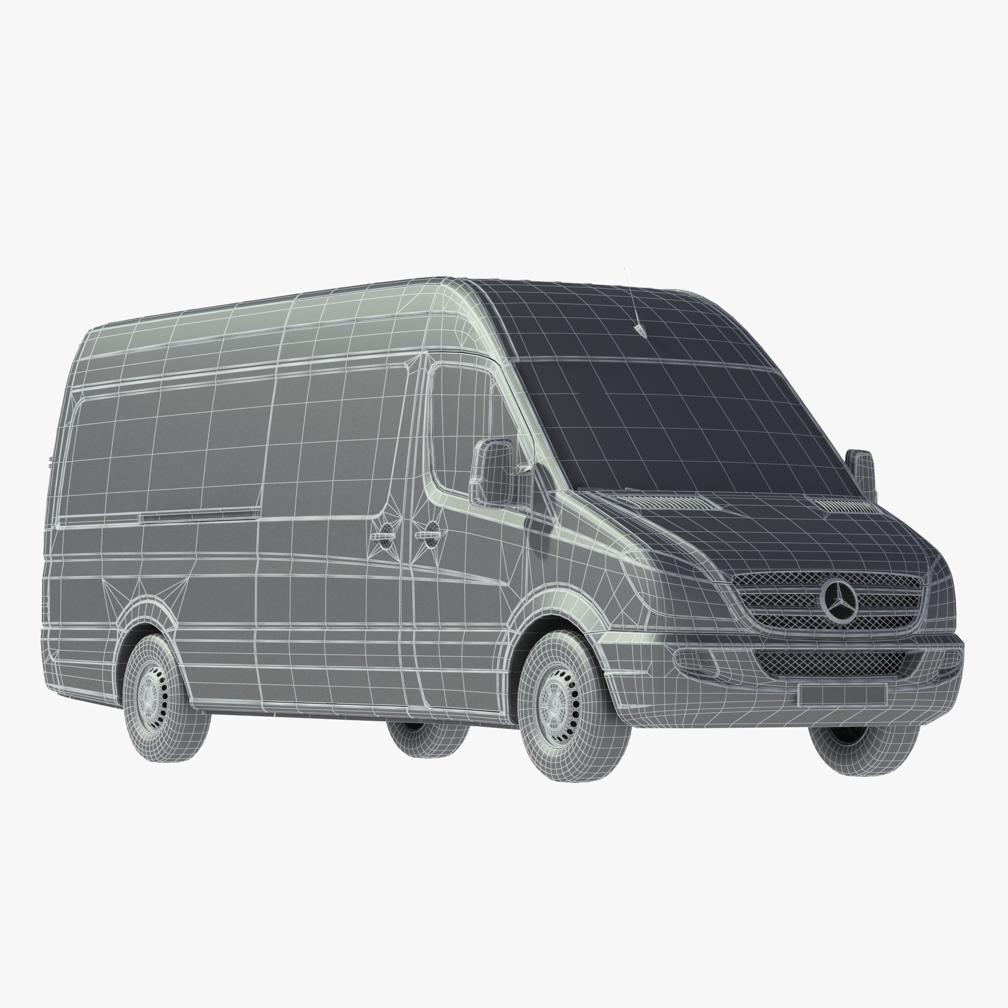 Sprinter van 3D model - TurboSquid 1207244