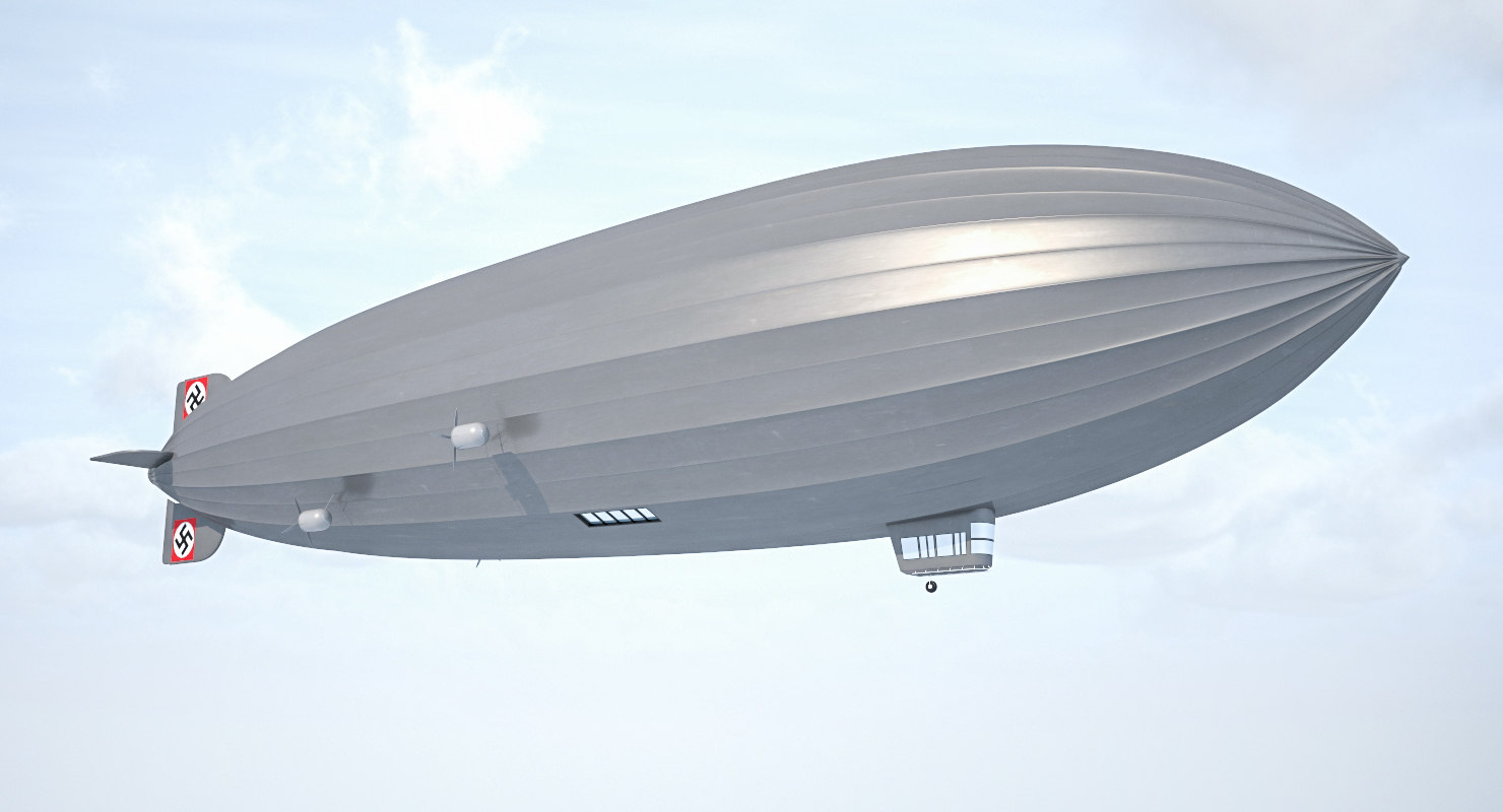 3D hindenburg zeppelin - - TurboSquid 1207387