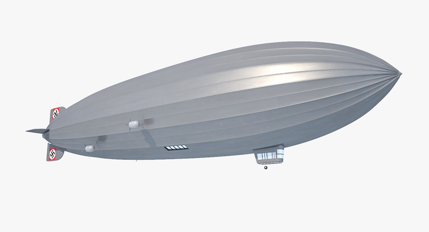 3D hindenburg zeppelin - - TurboSquid 1207387