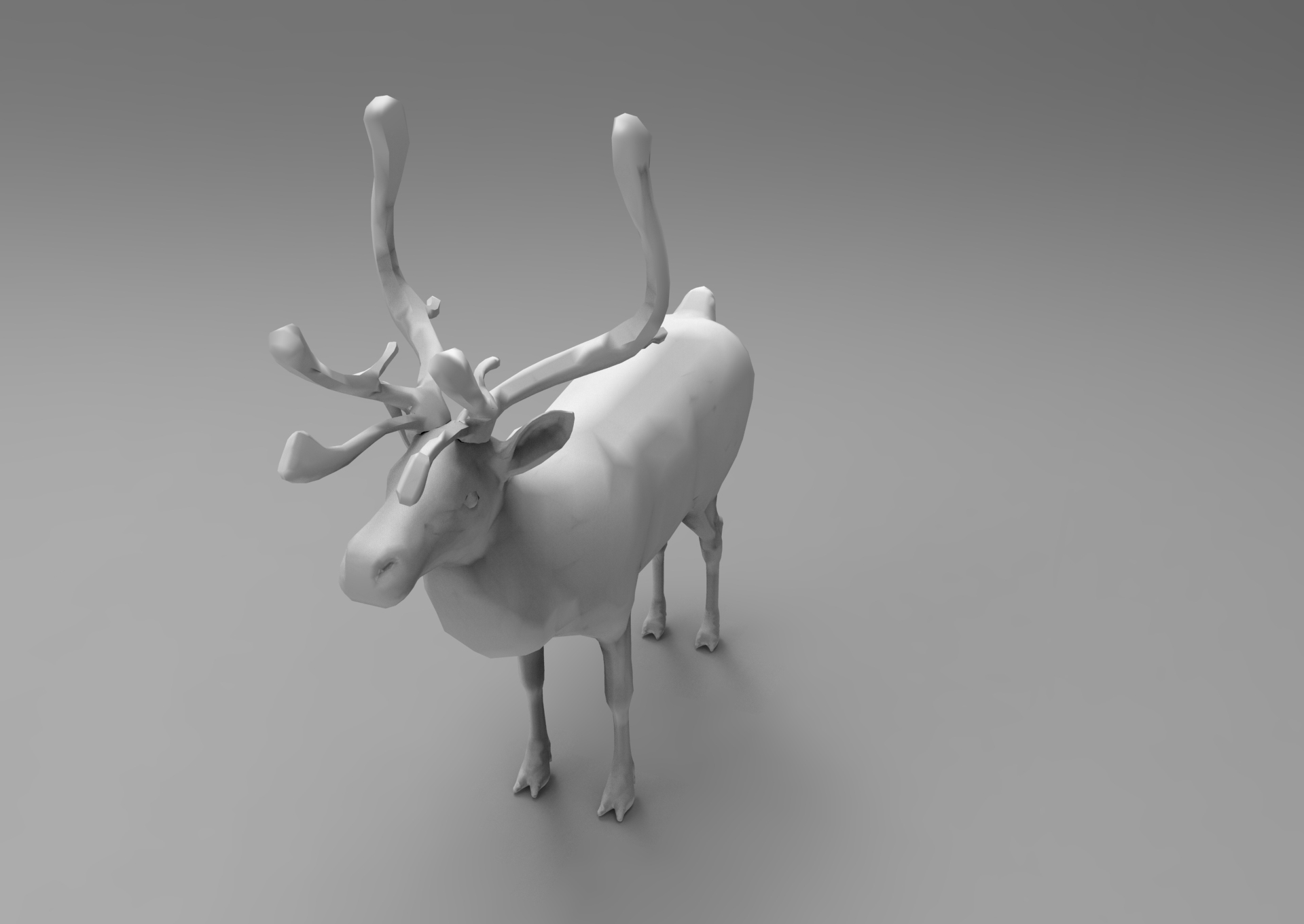 Reindeer deer 3D model - TurboSquid 1207438