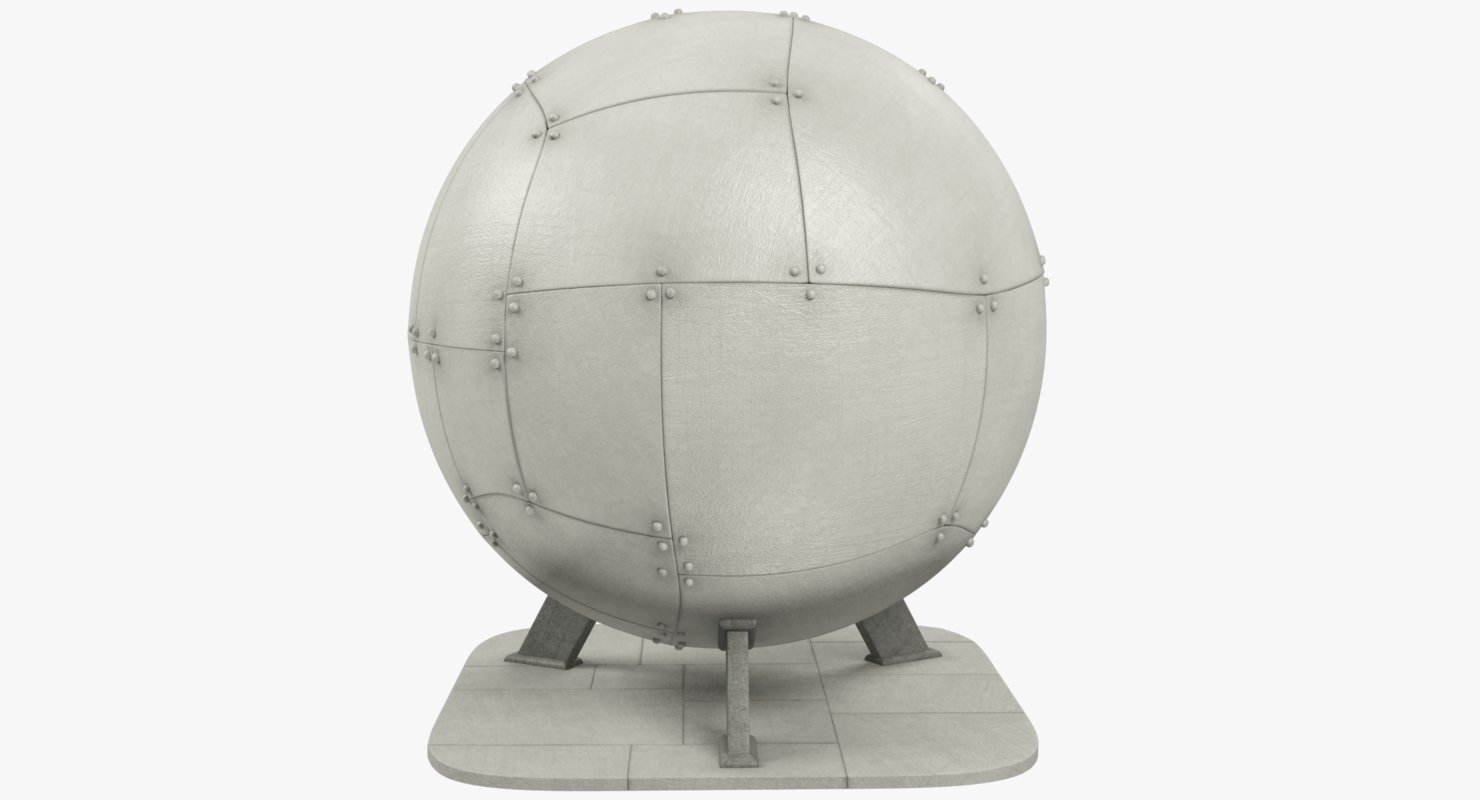 Spherical satellite dish 3D model - TurboSquid 1207474