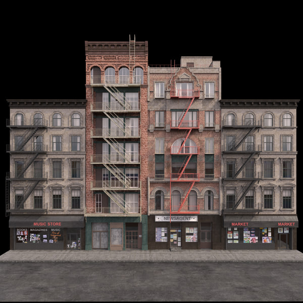 Photorealistic buildings set 3D model - TurboSquid 1207660