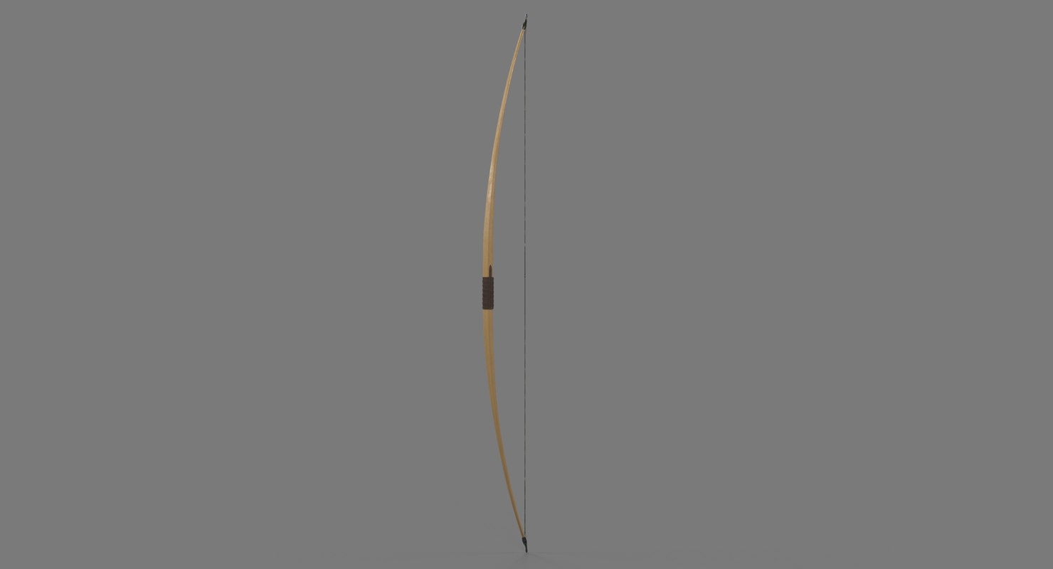 3D medieval longbow - TurboSquid 1207841