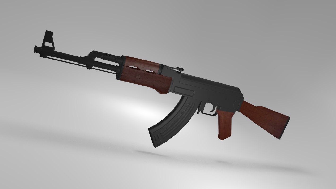 Ak-47 assault rifle model - TurboSquid 1207864