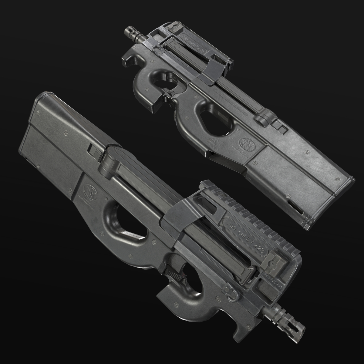 P90 pdw model - TurboSquid 1207937