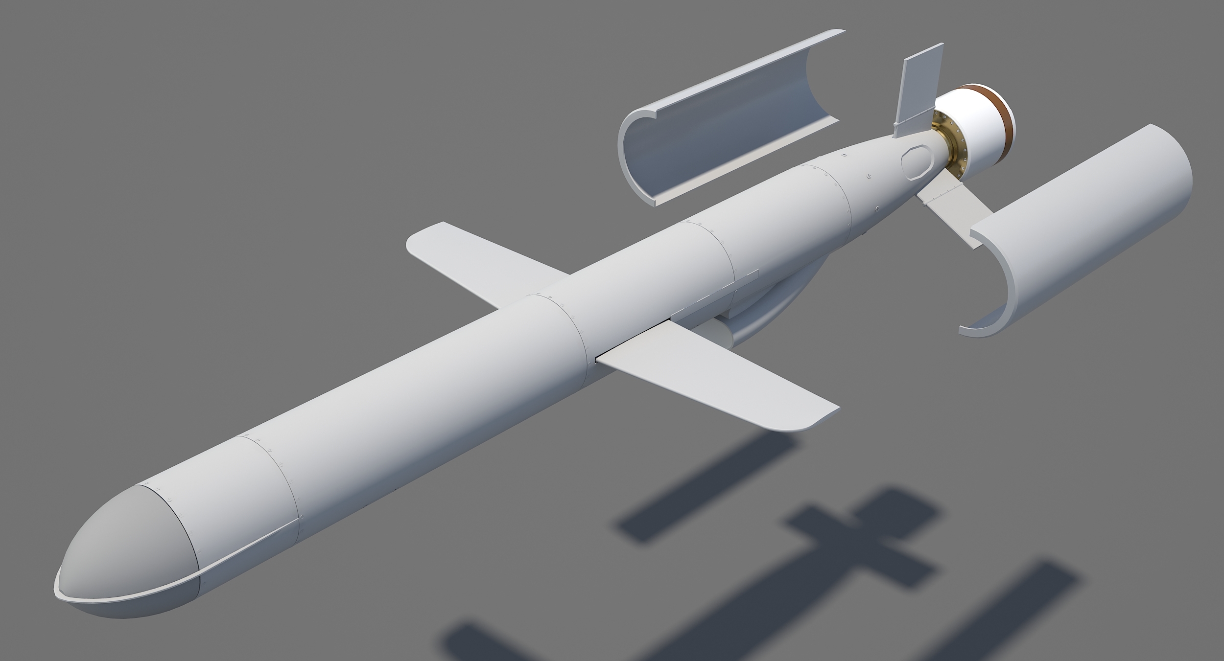Bgm-109g block iv tomahawk missile 3D model - TurboSquid 1207974