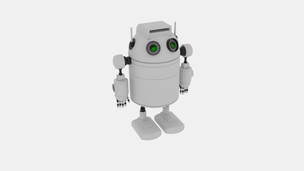 Robo cylinder white 3D model - TurboSquid 1208001