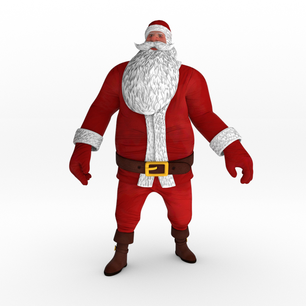 Santa claus 3D model - TurboSquid 1208138