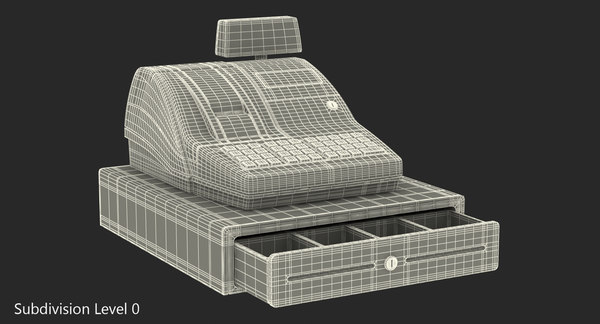 3D cash register generic - TurboSquid 1208168