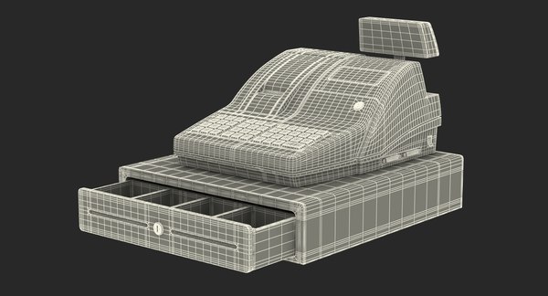 3D cash register generic - TurboSquid 1208168