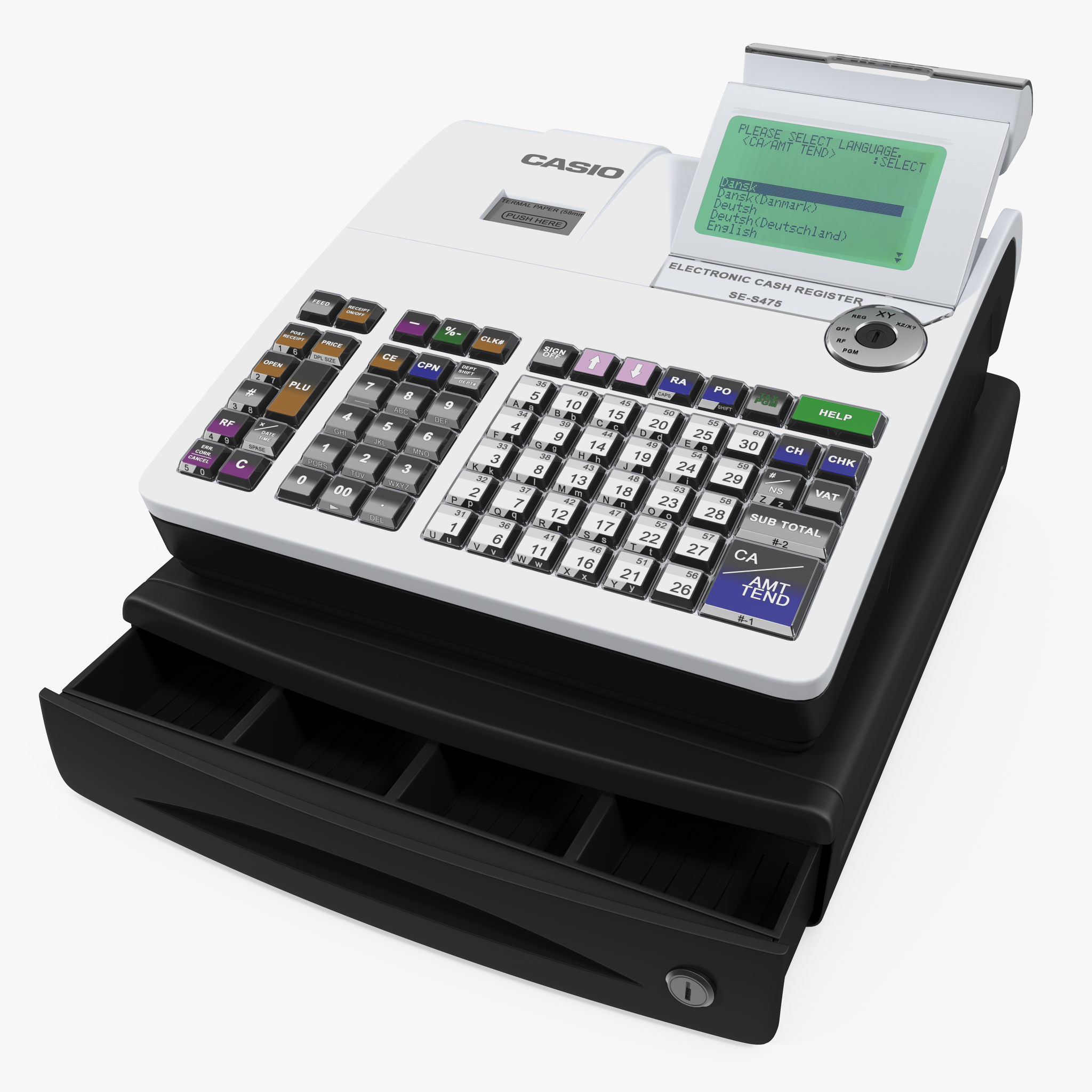 Cash register casio 3D - TurboSquid 1208170