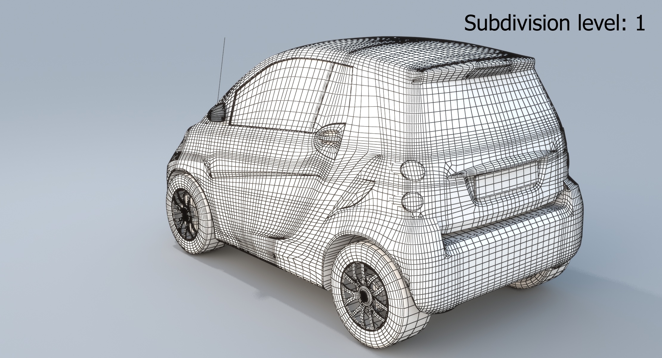 3D model smart fortwo electric drive - TurboSquid 1208278