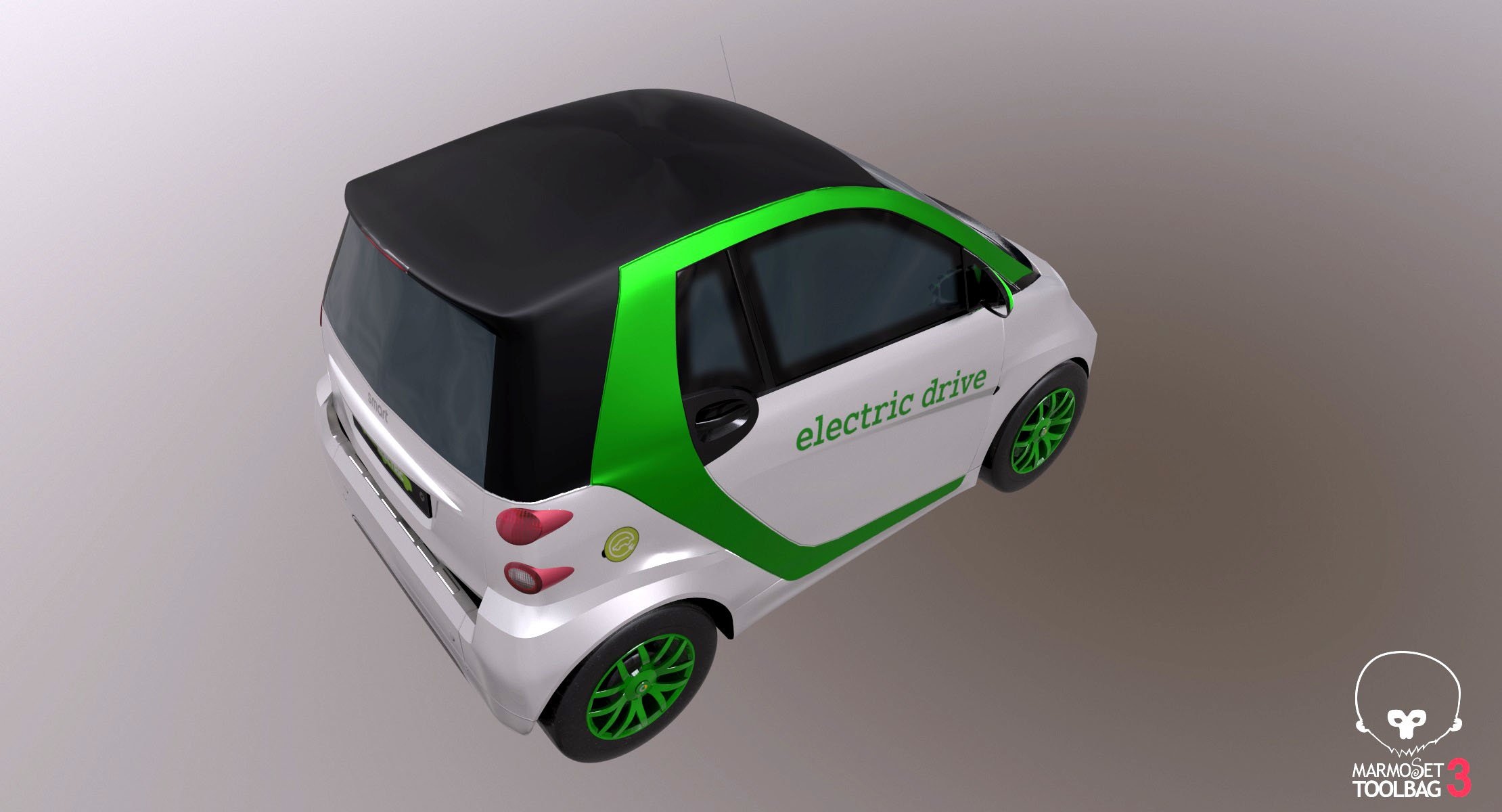 3D model smart fortwo electric drive - TurboSquid 1208278