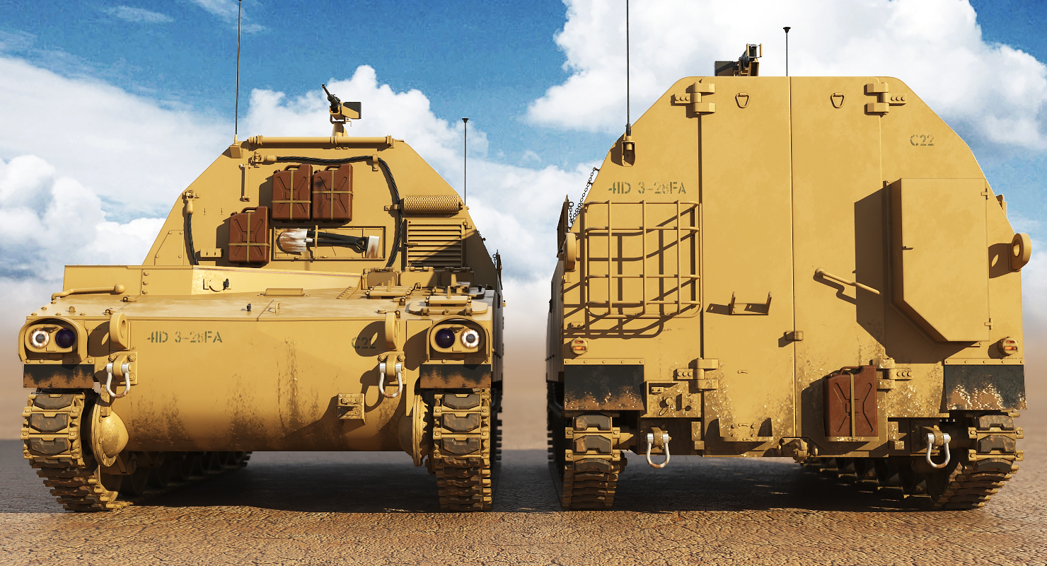 3D m992a2 field artillery ammunition - TurboSquid 1208385