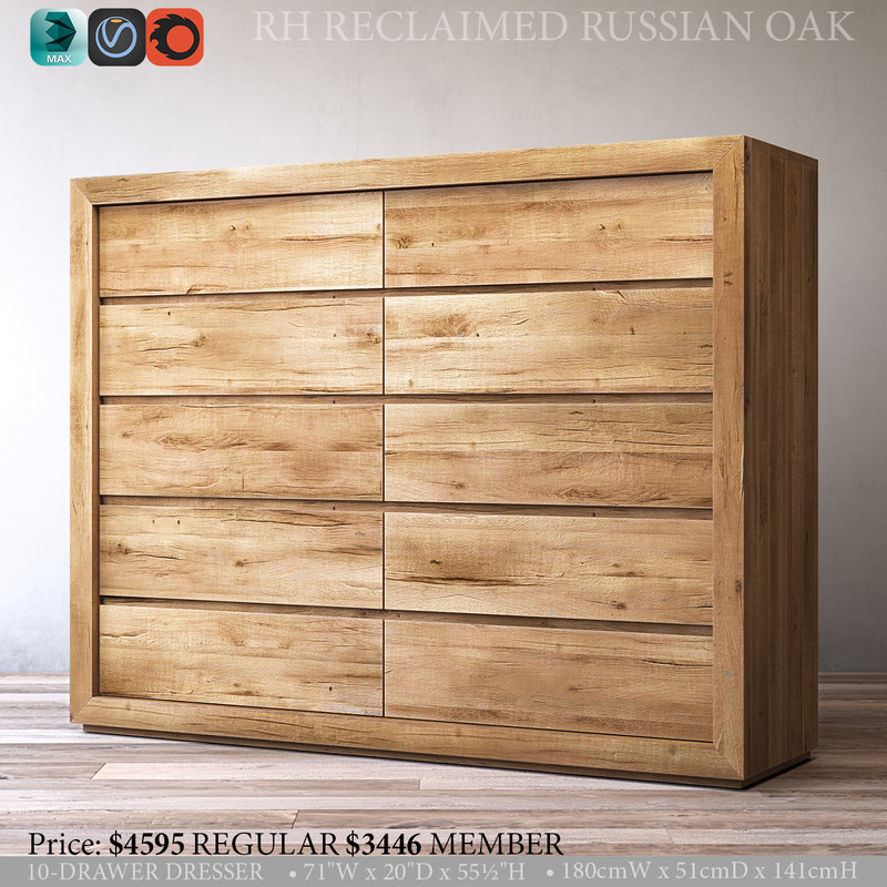 3D restoration reclaimed russian oak model - TurboSquid 1208411