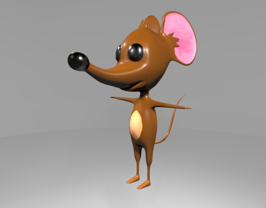 3D cartoon mouse model - TurboSquid 1208484