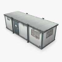 3d model portacabin cabin