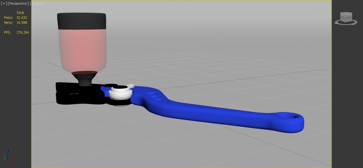 3D brake lever - TurboSquid 1208668