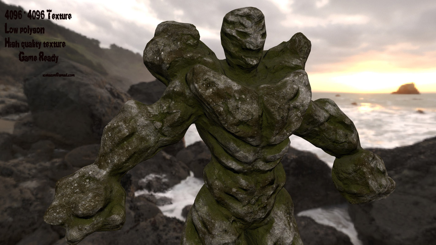 Monster rock 3D model - TurboSquid 1208864