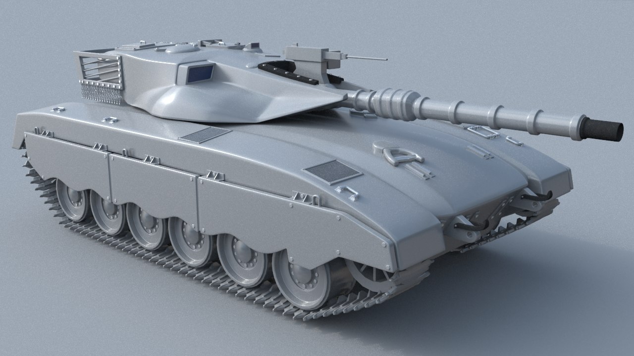 3D tank modeled merkava - TurboSquid 1208874