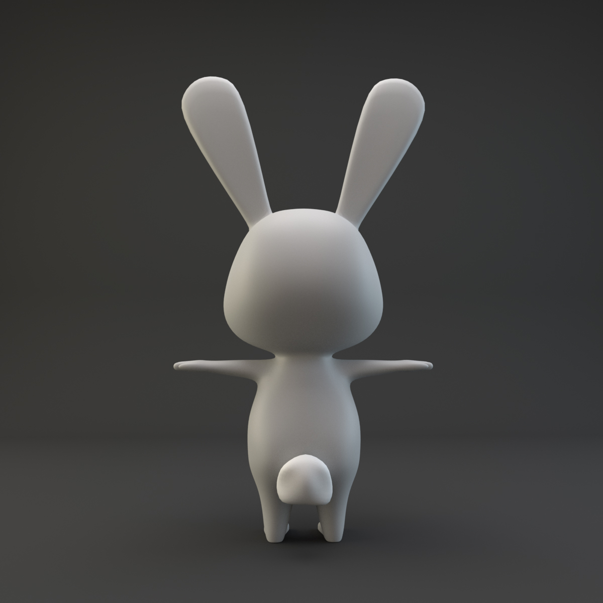 Cartoon rabbit 3D model - TurboSquid 1209146