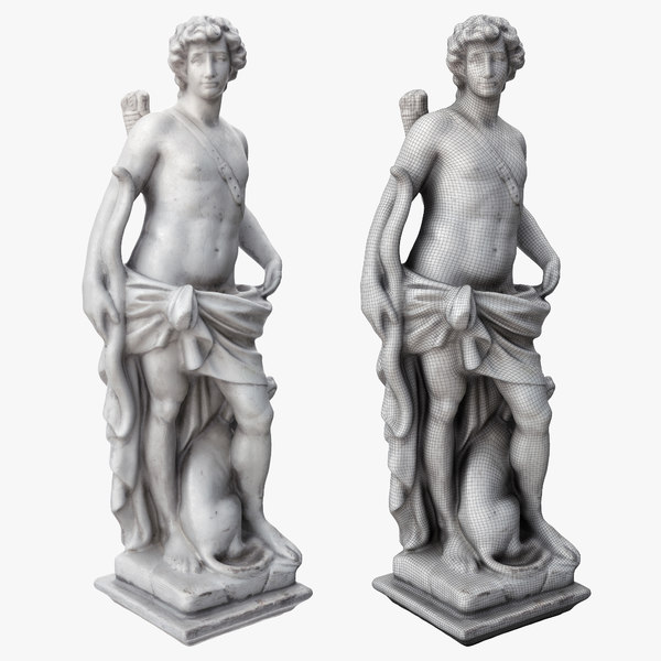 3D boy bow statue - TurboSquid 1209215