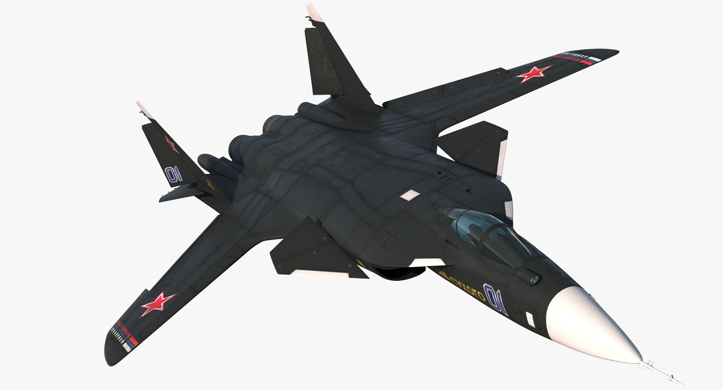 3D sukhoi su-47 berkut russin model - TurboSquid 1209421