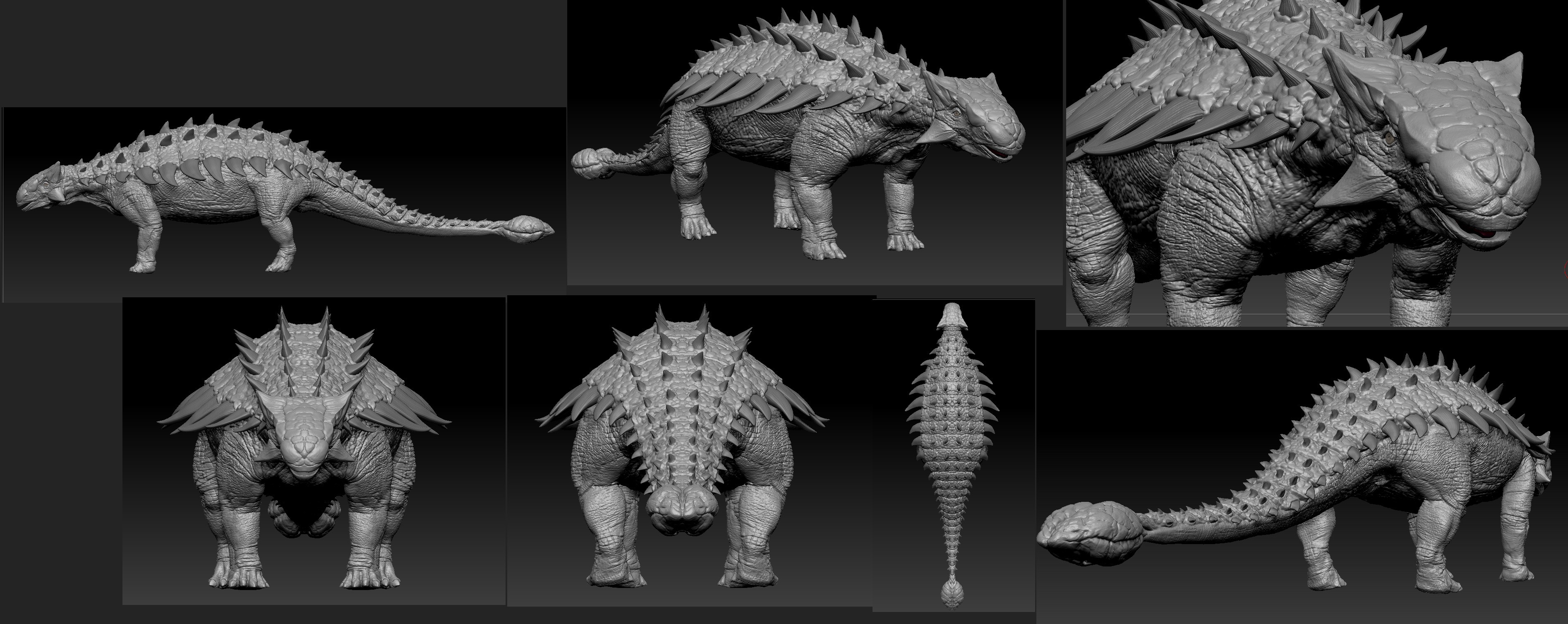 Ankylosaurus 3D model - TurboSquid 1209510