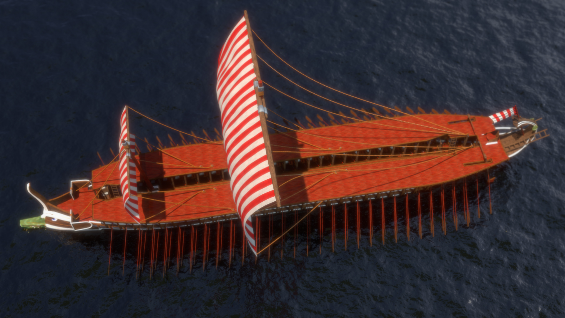 Greek warship trireme historically 3D model - TurboSquid 1209894