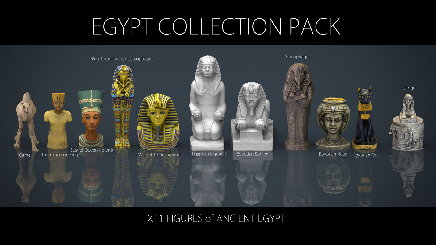 3D egypt pack model - TurboSquid 1209930