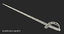 Swords warrior falchion model - TurboSquid 1210211